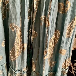 Me 2 Magic | Dresses | Nwt Long Dress With Paisley Spaghetti Adjustable ...